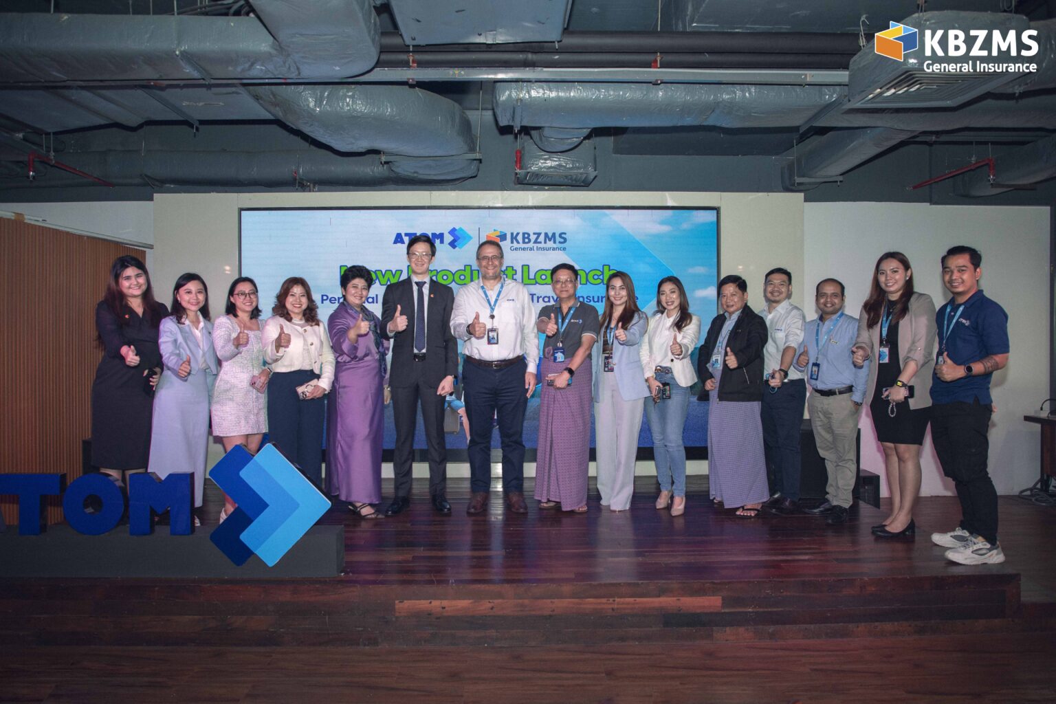 KBZMS General Insurance and ATOM Myanmar Limited Sign Partnership Agreement - KBZMS General ...